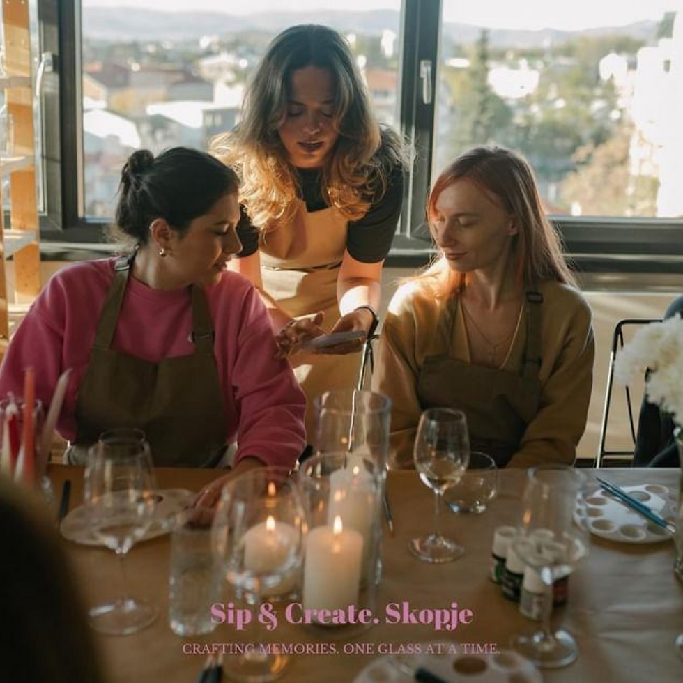 Sip & Create [New Places in Skopje]