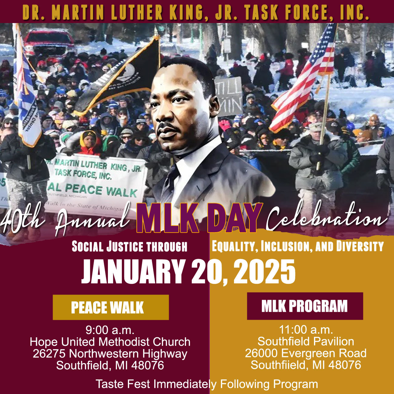 MLK 40th Vendor Display | MLK Task Force