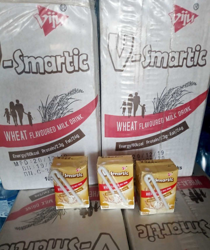 VIJU V-SMARTIC WHEAT FLAVOURED MILK -100ML X24 | Chysom Nigerian Mini