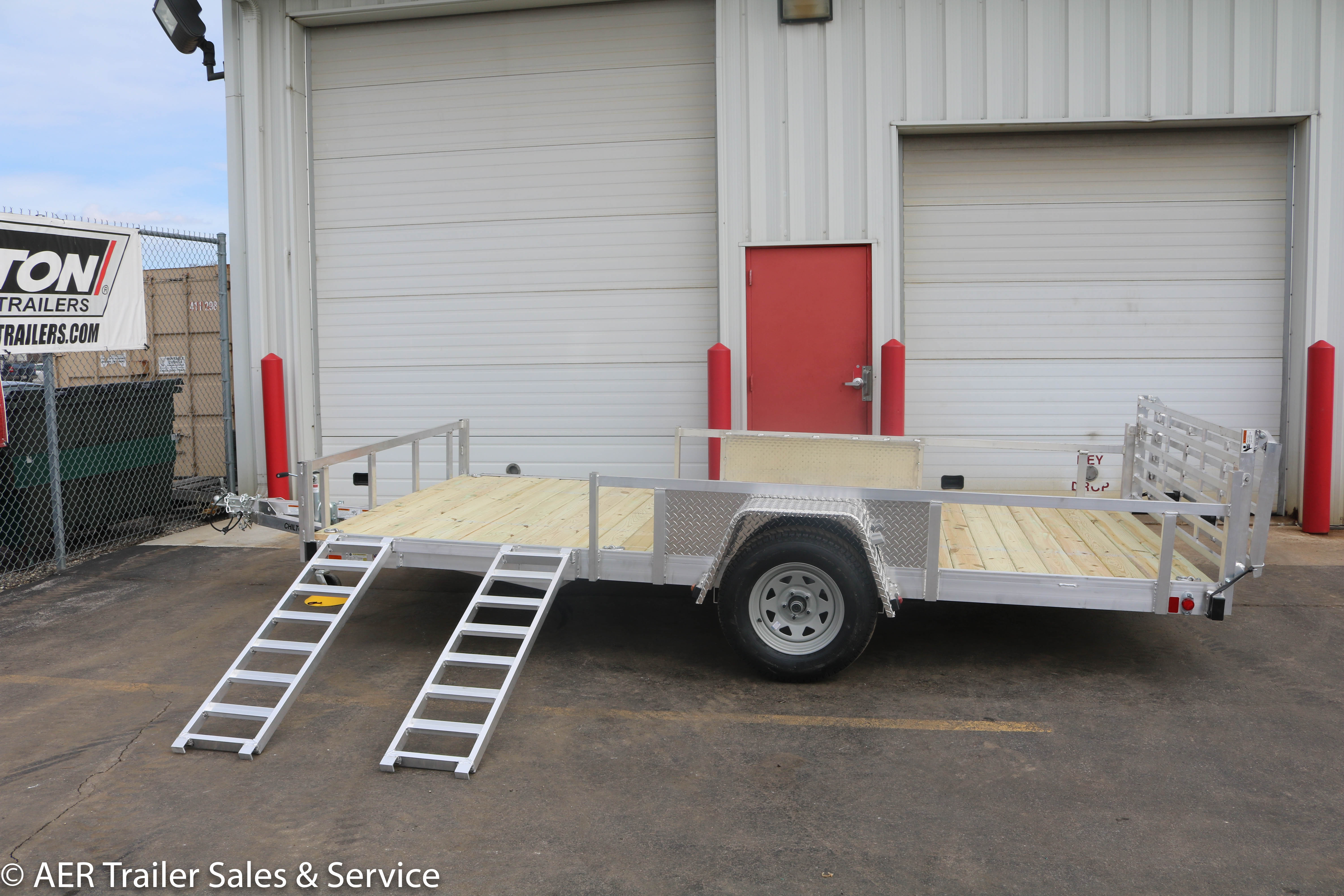 Chilton 7x14, Bifold Ramp | AER Trailer Sales
