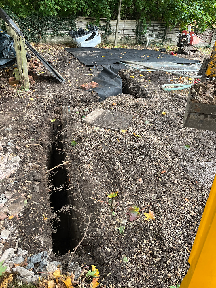 Root barrier installation