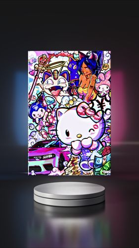 022 "Hello Kitty HellKat" Poster | Lsdcollection