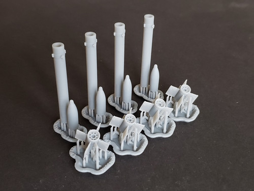 1/24 Rockets, US 5 inch HVAR, WWII and Korean War | Model Monkey