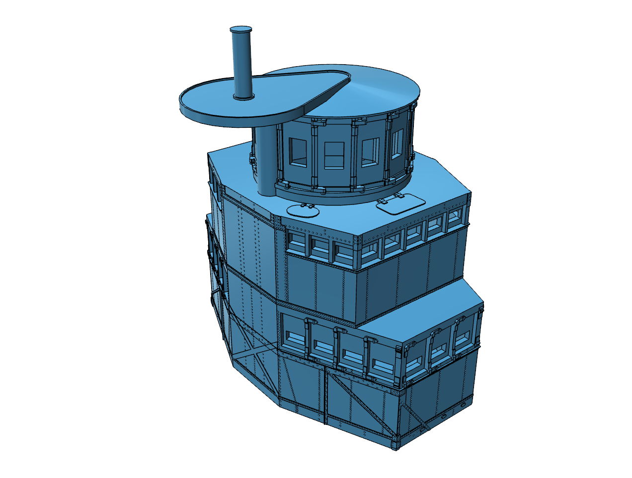 1/192 USS Arizona Fore Top, 7 December 1941 | Model Monkey