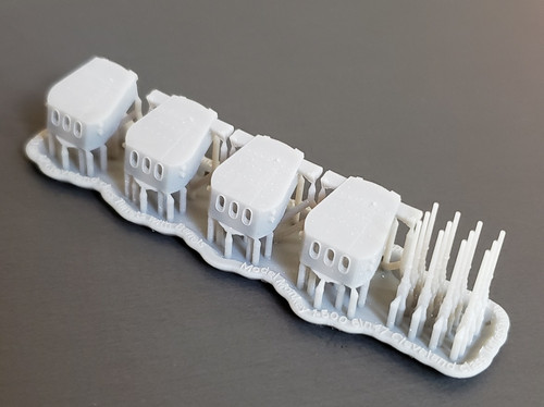 1/500 Cleveland class 6"/47 cal. Turrets | Model Monkey