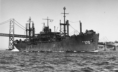 Haskell-class attack transport USS Gosper APA-170 | Model Monkey