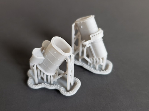 1/600 HMS Howe Funnels, 1945 British Pacific Fleet appearance | Model ...