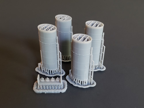 1/400 Titanic Funnels | Model Monkey