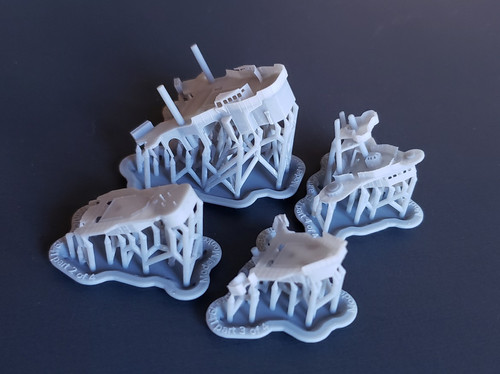 1/720 USS Arizona BB-39 Superstructure, 7 December 1941 | Model Monkey