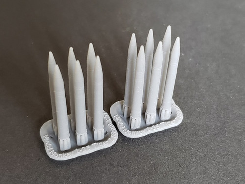 1/35 Tiger I and FlaK 36 88mm Ammunition (set of 12) | Model Monkey