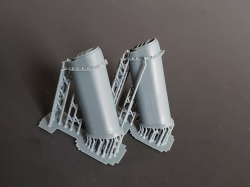 1/350 USS North Carolina BB-55 and USS Washington BB-56 Funnels | Model ...