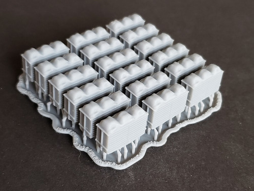 1/96 Life Rafts in Racks, US Navy, early Cold War | Model Monkey