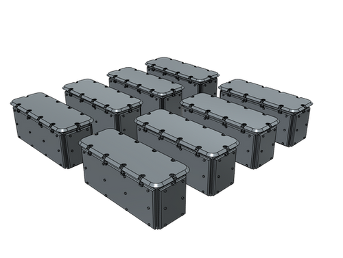 1/72 20mm Oerlikon Ready Service Ammunition Lockers | Model Monkey