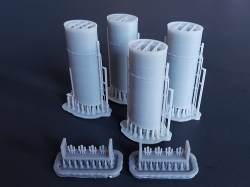 1/400 Titanic Funnels | Model Monkey