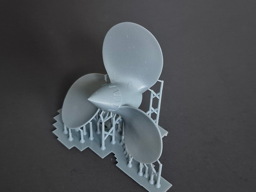 1/100 Titanic and Olympic 3-bladed Center Propeller | Model Monkey