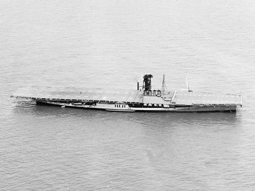 Training carrier USS Wolverine IX-64, profile | Model Monkey