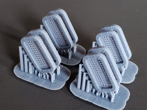 1/144 Life Rafts, US Navy 25-man rectangular | Model Monkey