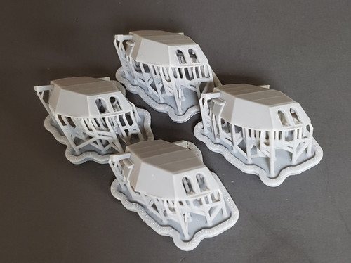 1/350 Colorado-class 16"/45 cal. Turrets, late (95% scale) | Model Monkey