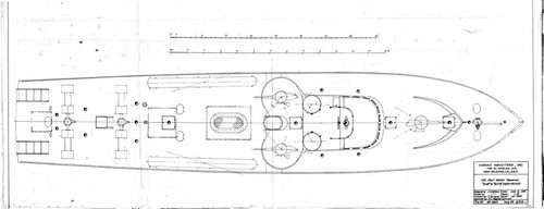 PT Boat, Higgins 100' Motor Powered "Sub" and "MTB" Destroyer, plan ...
