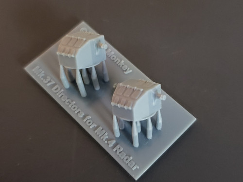 1/350 Mk.37 Fire Control Directors, "Square-back" for Mk.4 Radar ...