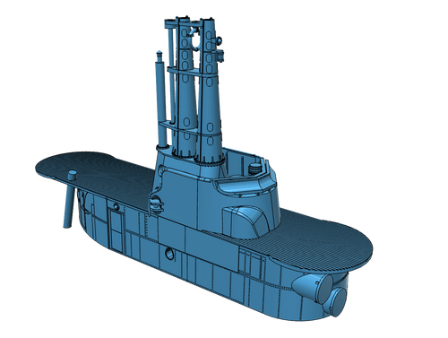 1/180 USS Lionfish SS-298 Fairwater, 1945 | Model Monkey
