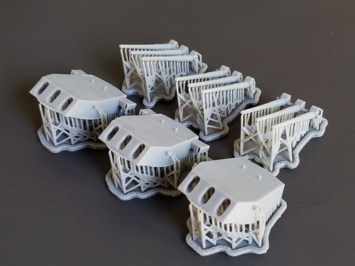 1/350 Iowa-class 16"/50 cal. Modernized Turrets (only for Tamiya ...