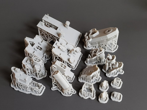 1/350 USS Portland CA-33 Superstructure, 1942 Bundled Set | Model Monkey