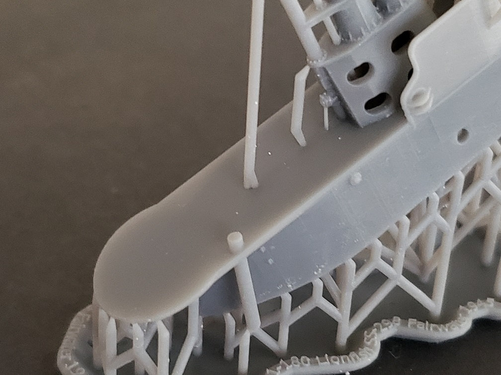 1/180 USS Lionfish SS-298 Fairwater, 1945 | Model Monkey