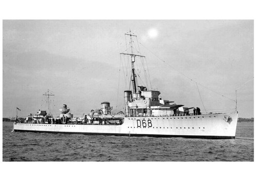 V-class destroyer HMS Vampire | Model Monkey