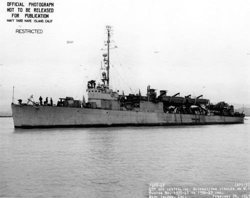 Wickes-class destroyer USS Kilty DD-137 / APD-15, decks | Model Monkey