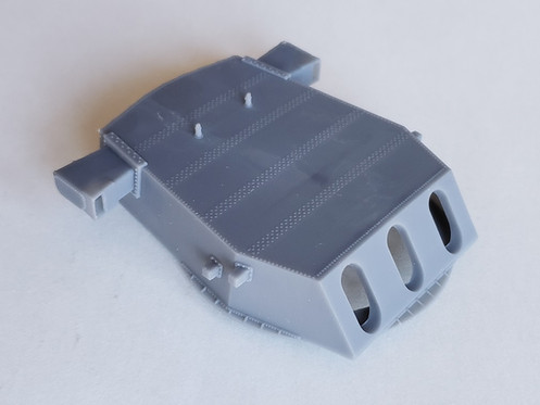 1/192 Iowa class and Montana class 16"/50 cal. Turret with Barrels