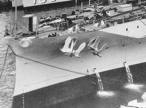 1/72 Anchors for pre-war US Navy Battleships | Model Monkey