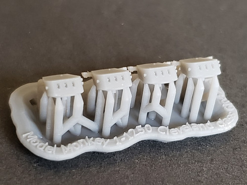 1/1250 Cleveland class 6"/47 cal. Turrets | Model Monkey