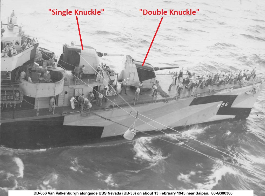 1/144 5"/38 cal. Mk.30 "Double Knuckle" Mounts, late | Model Monkey