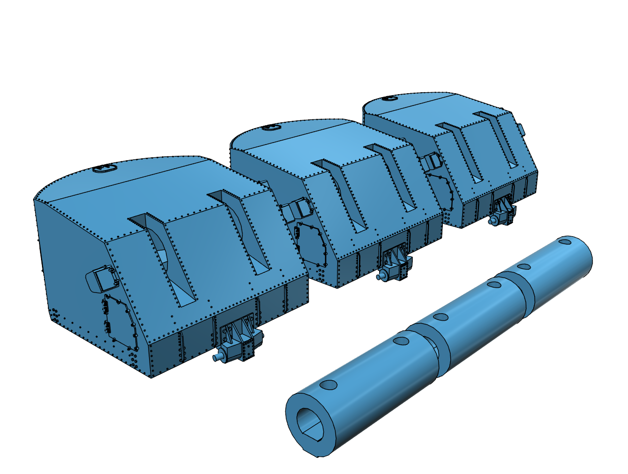 1/350 Sumner class and Gearing class Destroyer 5"/38 cal. Mk.38 Twin ...