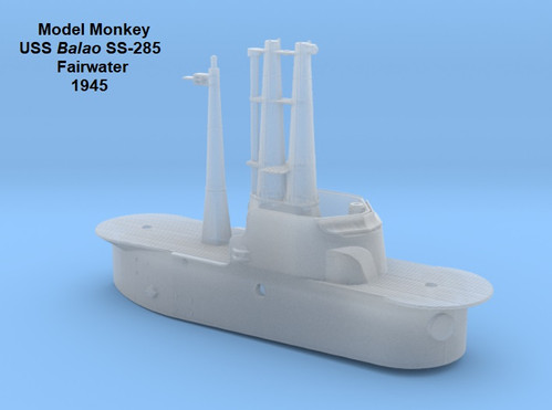 1/350 USS Balao SS-285 Fairwater, 1945 | Model Monkey