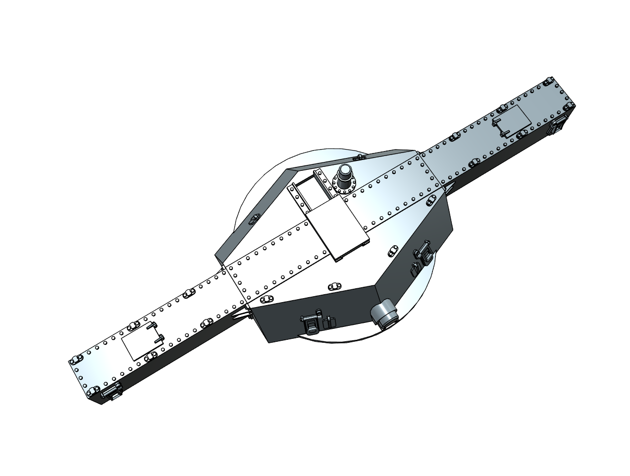 1/96 Mk.38 Main Battery Fire Control Director, original 6-sided shield ...