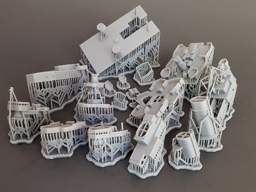 1/350 USS Portland CA-33 Superstructure, 1942 Bundled Set | Model Monkey