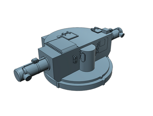 1/128 Mk.34 Fire Control Director with Mk.13 Radar Antenna, Cold War ...