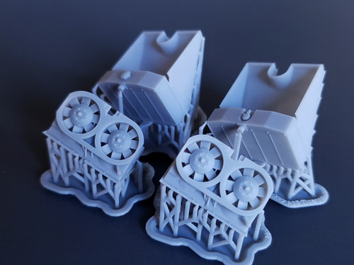 1/35 Tiger I Radiators, Cooling Fans and Ducts | Model Monkey