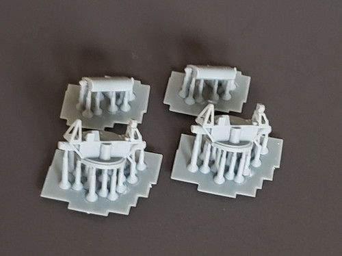 1/350 Mk.34 Fire Control Directors and Mk.13 Radar Antennas, World War ...