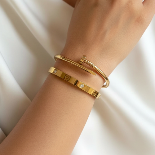 Cartier Kada Combo, Cartier Kada Bracelet with Price in India | Evaraaa