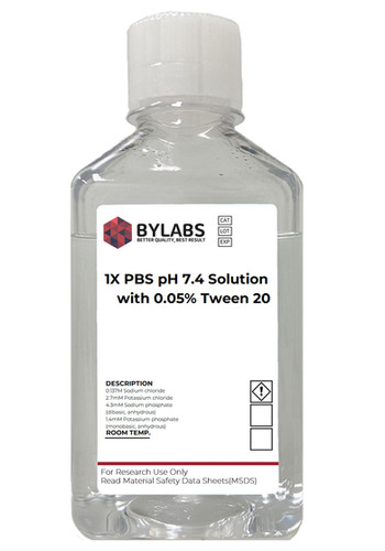1X PBS, pH 7.4 Solution with 0.05% Tween 20 #P0142R [BYLABS] | 루사이언스