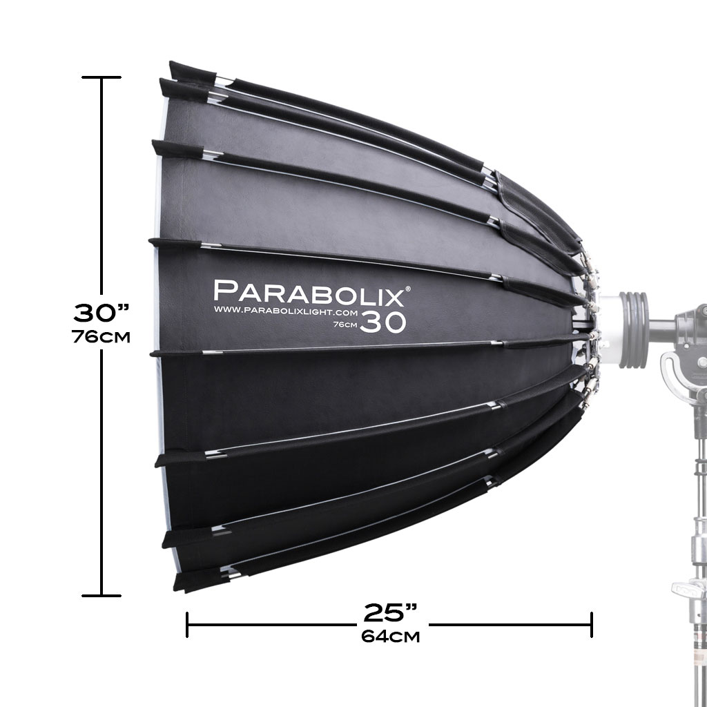 Parabolix® 30-Inch Parabolic Lighting Umbrella Reflector