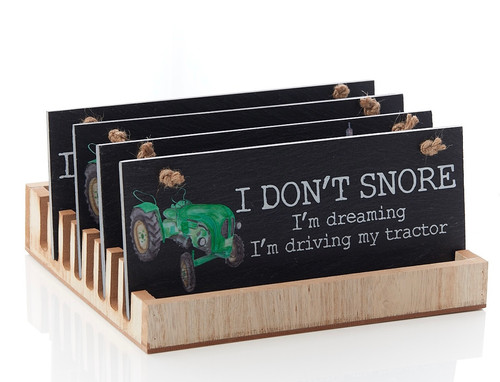 Slate tractor signs | Llawn Cariad