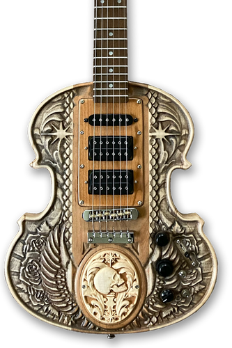 Cryptical Envelopment - Full Custom Electric Guitar | B.Woodruff Artworks