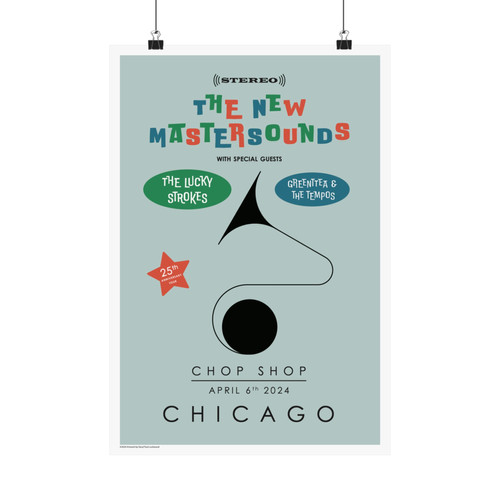 NMS Chicago 2024 Tour Poster Print | The New Mastersounds