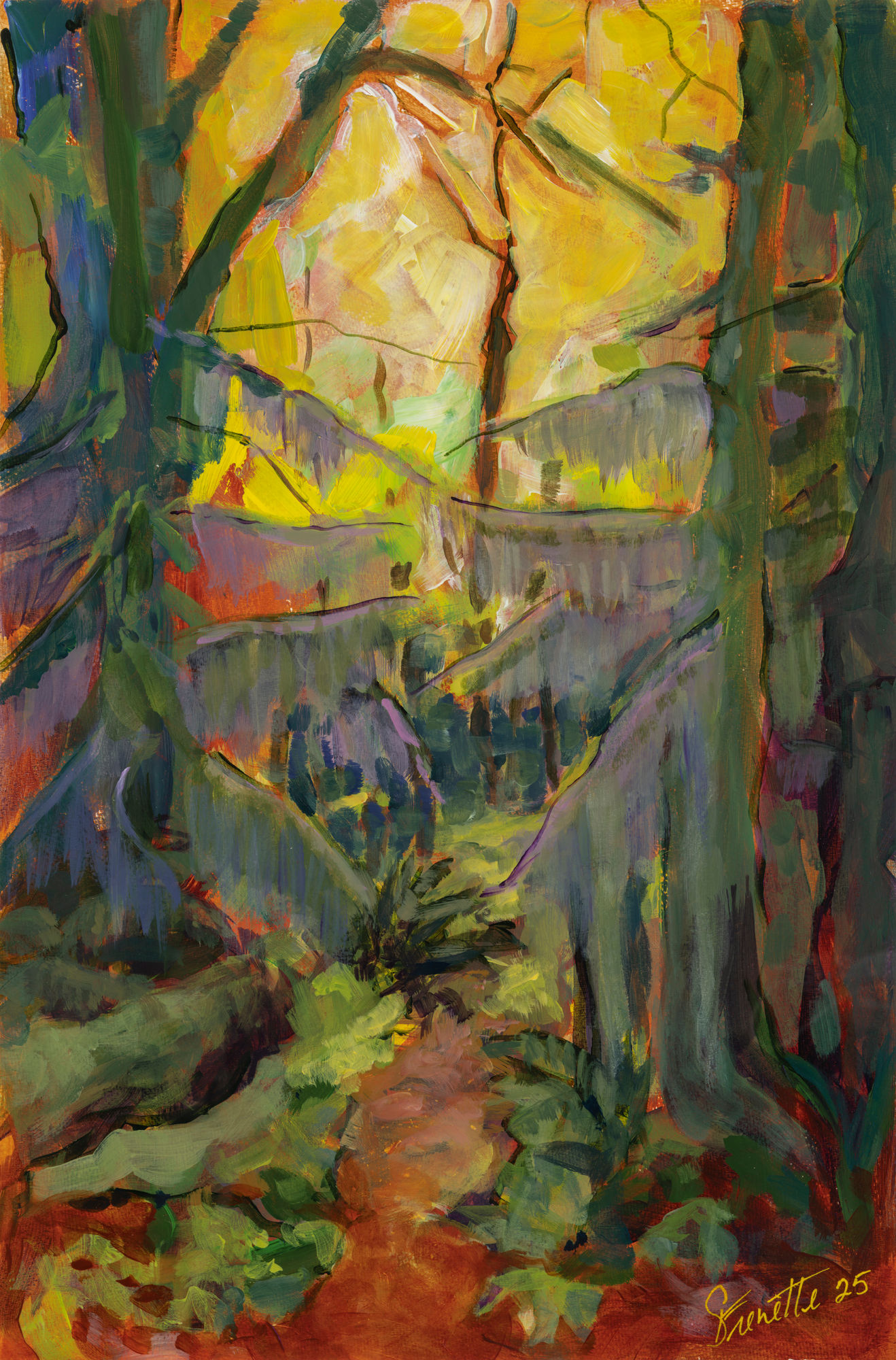 Mossy Forest to the Yellow Sky | CanvasPlus Website