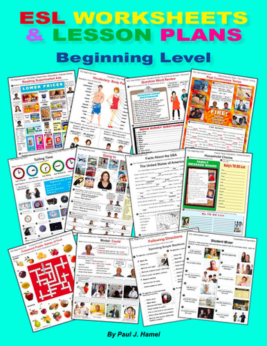 ESL Worksheets and Lesson Plans Beginning Level | Hamel Publications