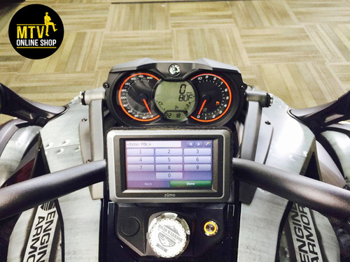 Bar Clamp Center Mount with GPS Holder | MartinTheVlogger Can-Am ...